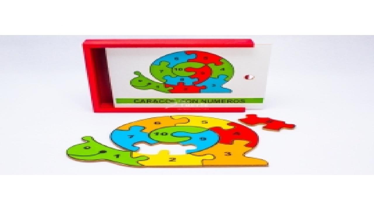 Caracol con Números en caja